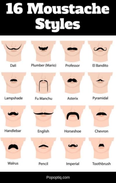 25 Different Types of Mustaches – Headcurve